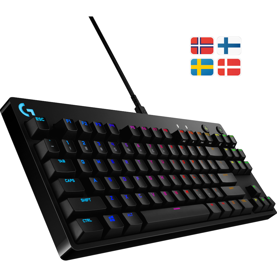 Logitech G Pro gaming keyboard (Nordic layout)